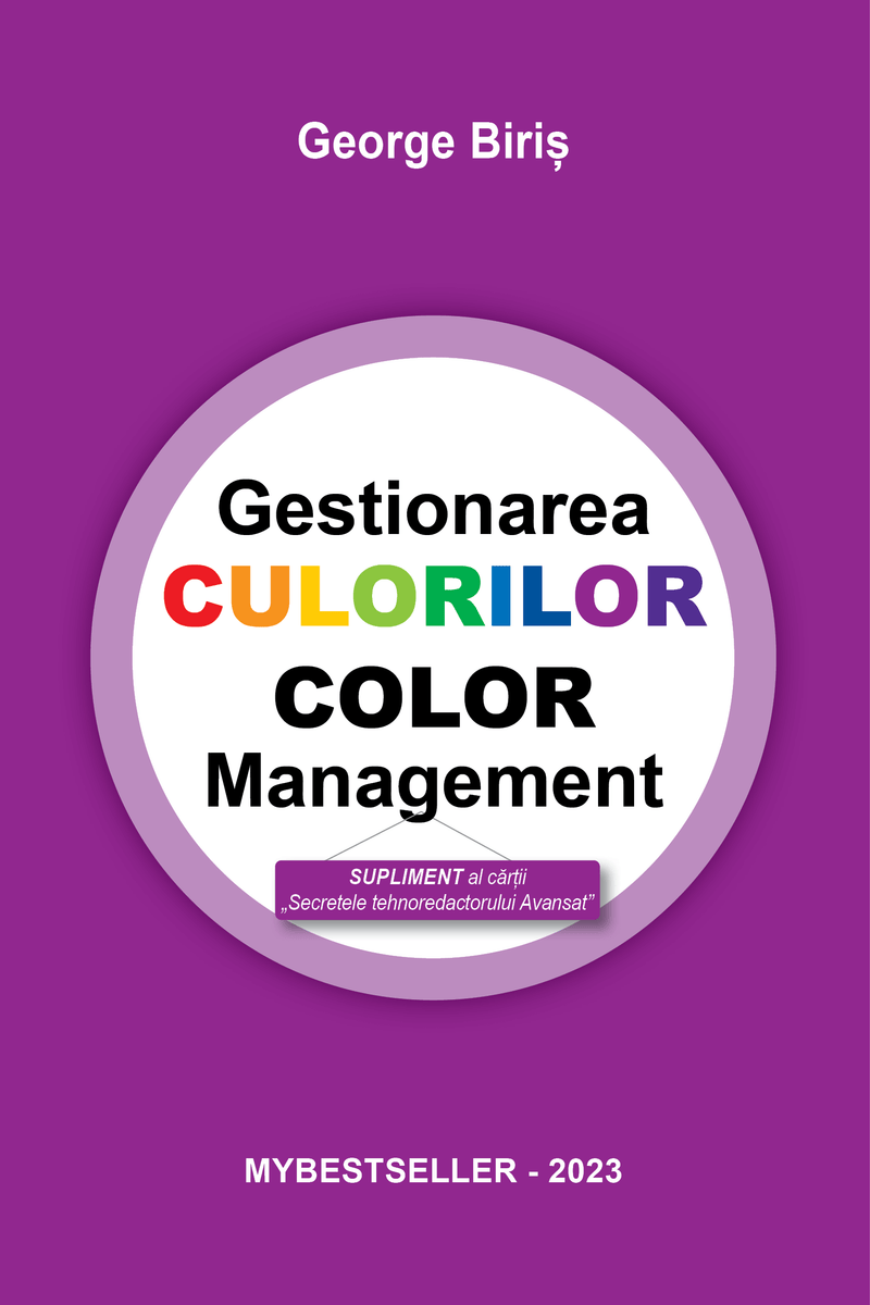 Gestionarea CULORILOR - COLOR Management – Bookbite